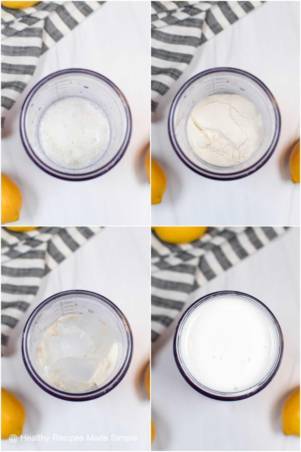 Frosted Protein Lemonade - Healthy Recipes Made Simple