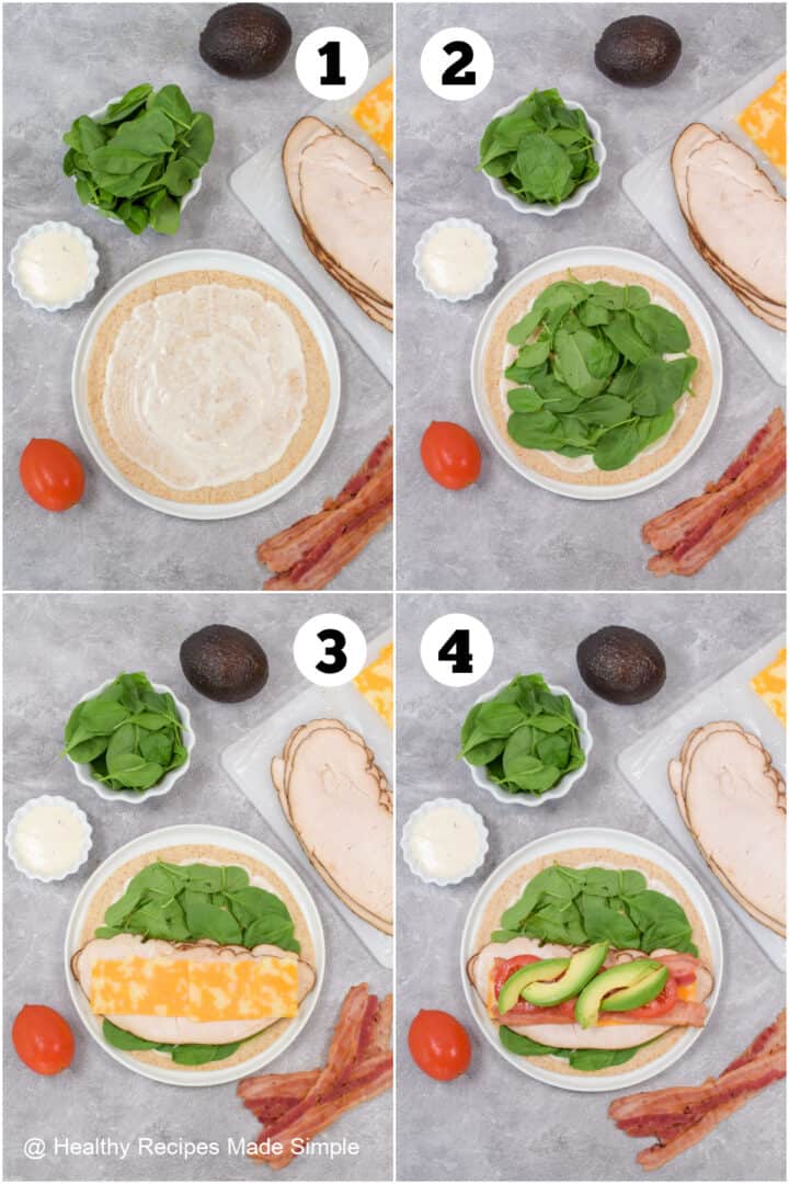 Low Carb Turkey Wrap - Healthy Recipes Made Simple