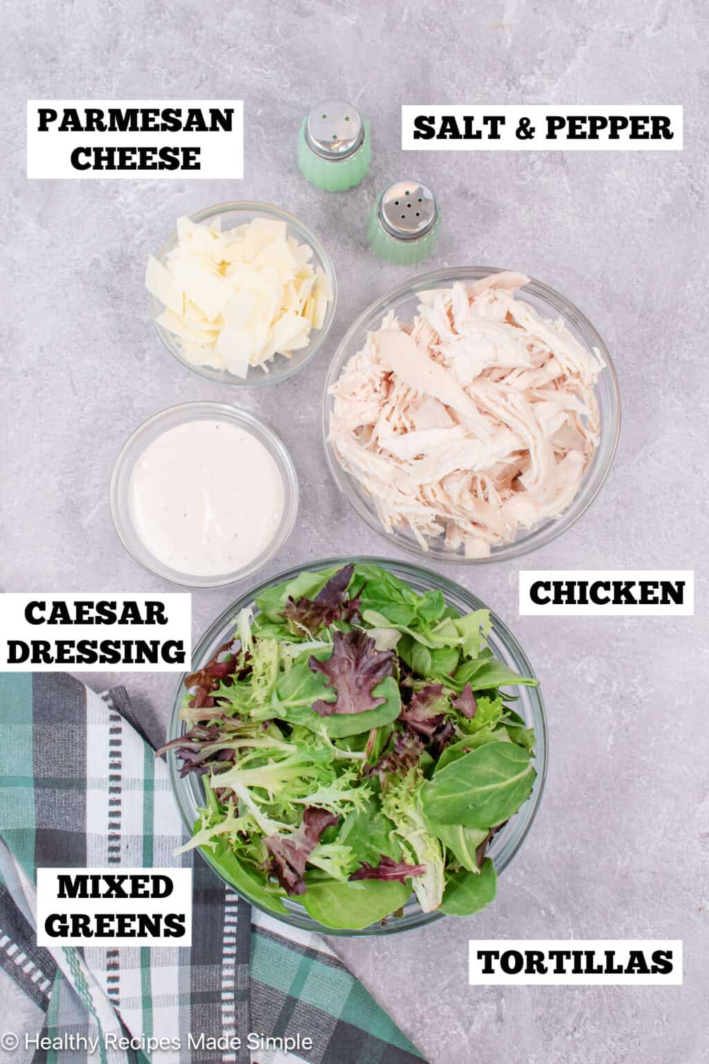 Healthy Chicken Caesar Wraps - Healthy Recipes Made Simple